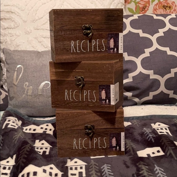 Rae Dunn | Kitchen | Rae Dunn Recipes Wood Box | Poshmark